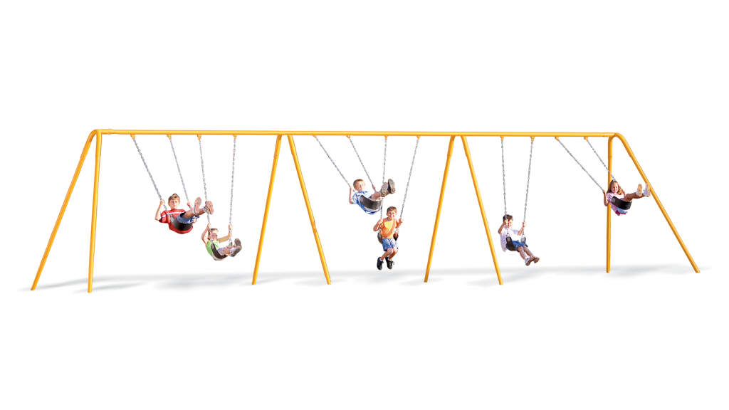 Classic Standard Swings 6-Seats | Playground Equipment from Playworld