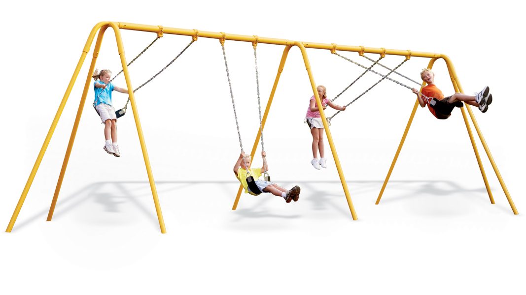 Heavy Duty Swings 4-Seats | Playground Equipment from Playworld