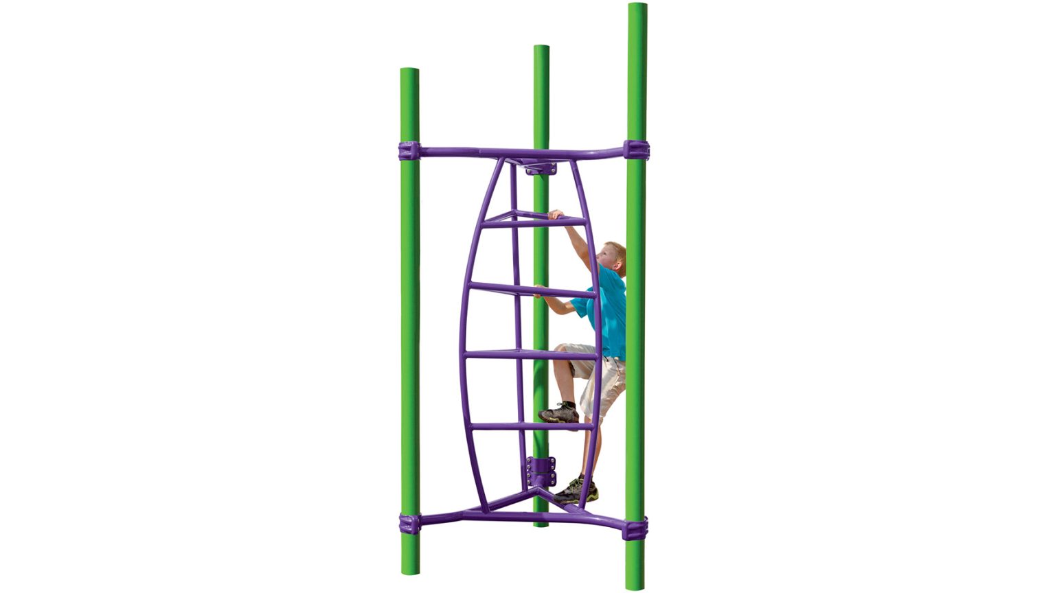 Tri-Junction 3-Post Vertical Climber | Playworld