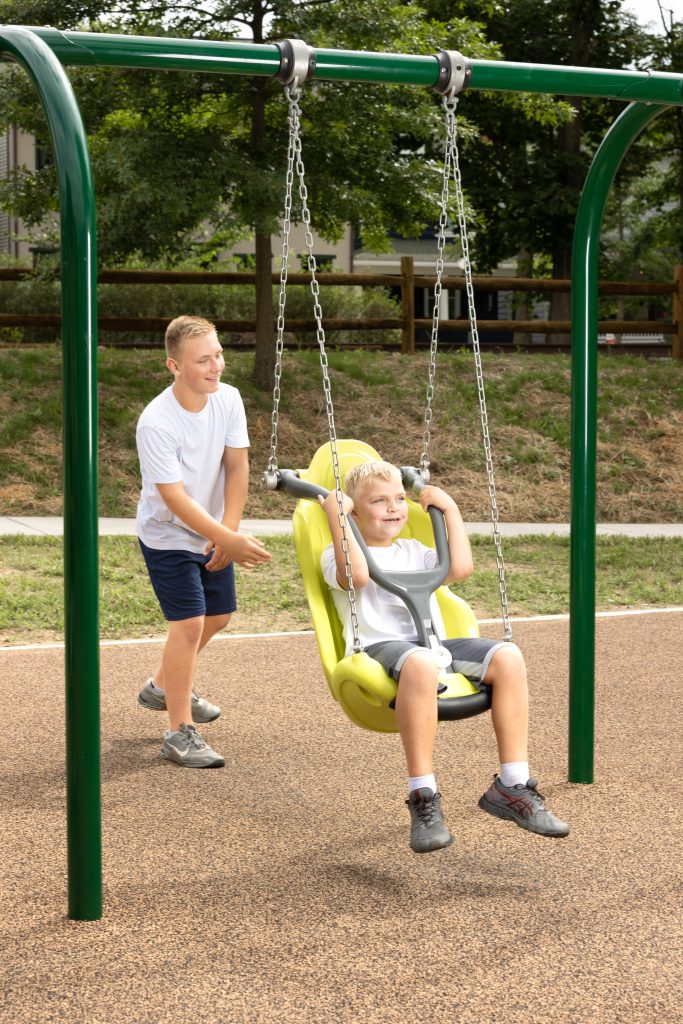 Accessible Swing Seat (8' Top Rail) | Playground Equipment from Playworld