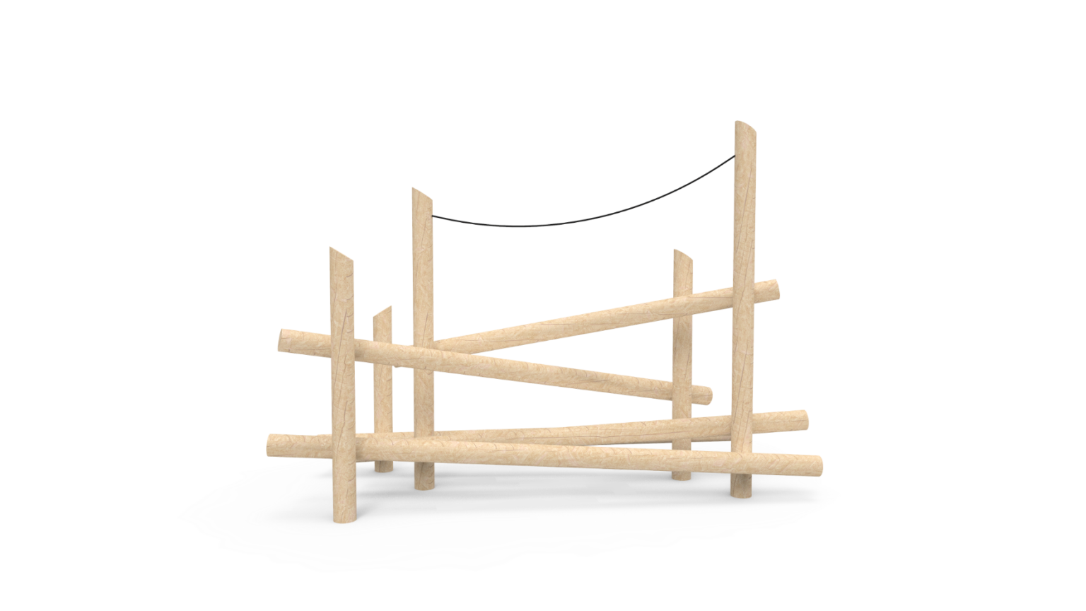 Timber Stacks: Nature-Inspired Playground Climbing | Playworld®