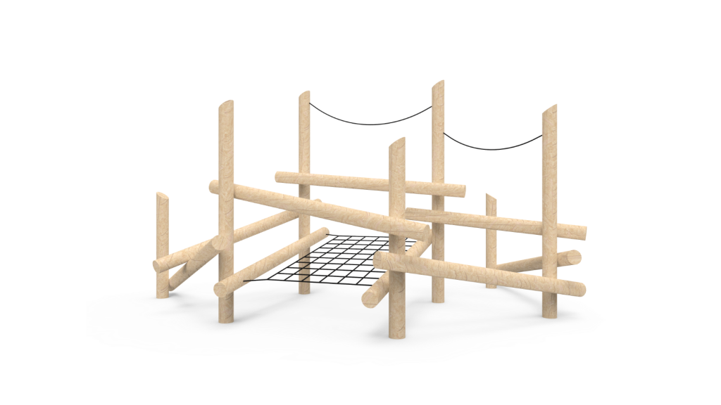 Timber Stacks: Nature-Inspired Playground Climbing | Playworld®