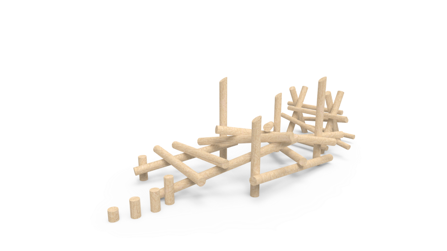 Timber Stacks: Nature-Inspired Playground Climbing | Playworld®