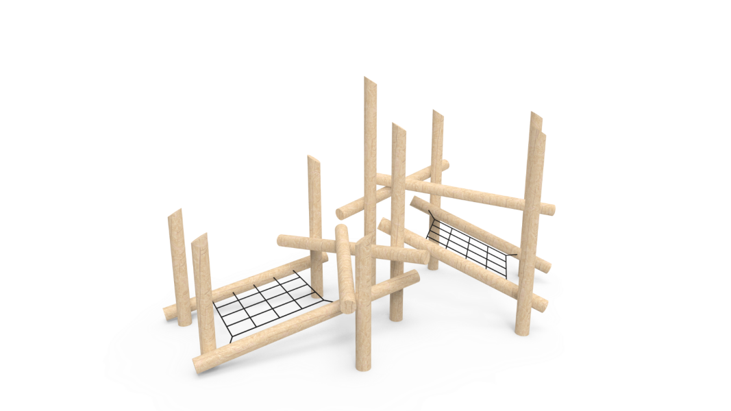 Timber Stacks: Nature-Inspired Playground Climbing | Playworld®