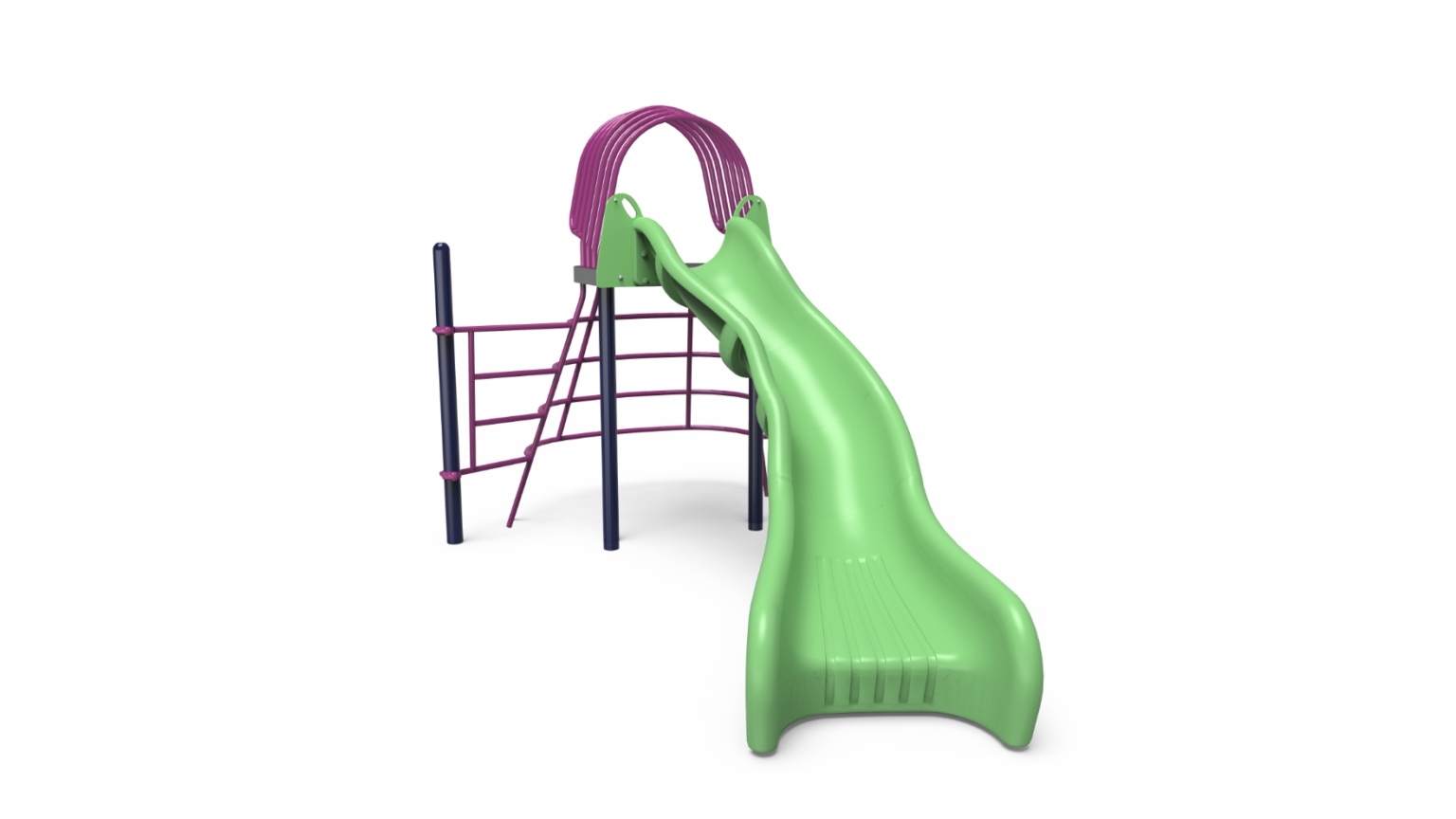 Dynamic Descent Slide Right Arch | Playground Equipment from Playworld