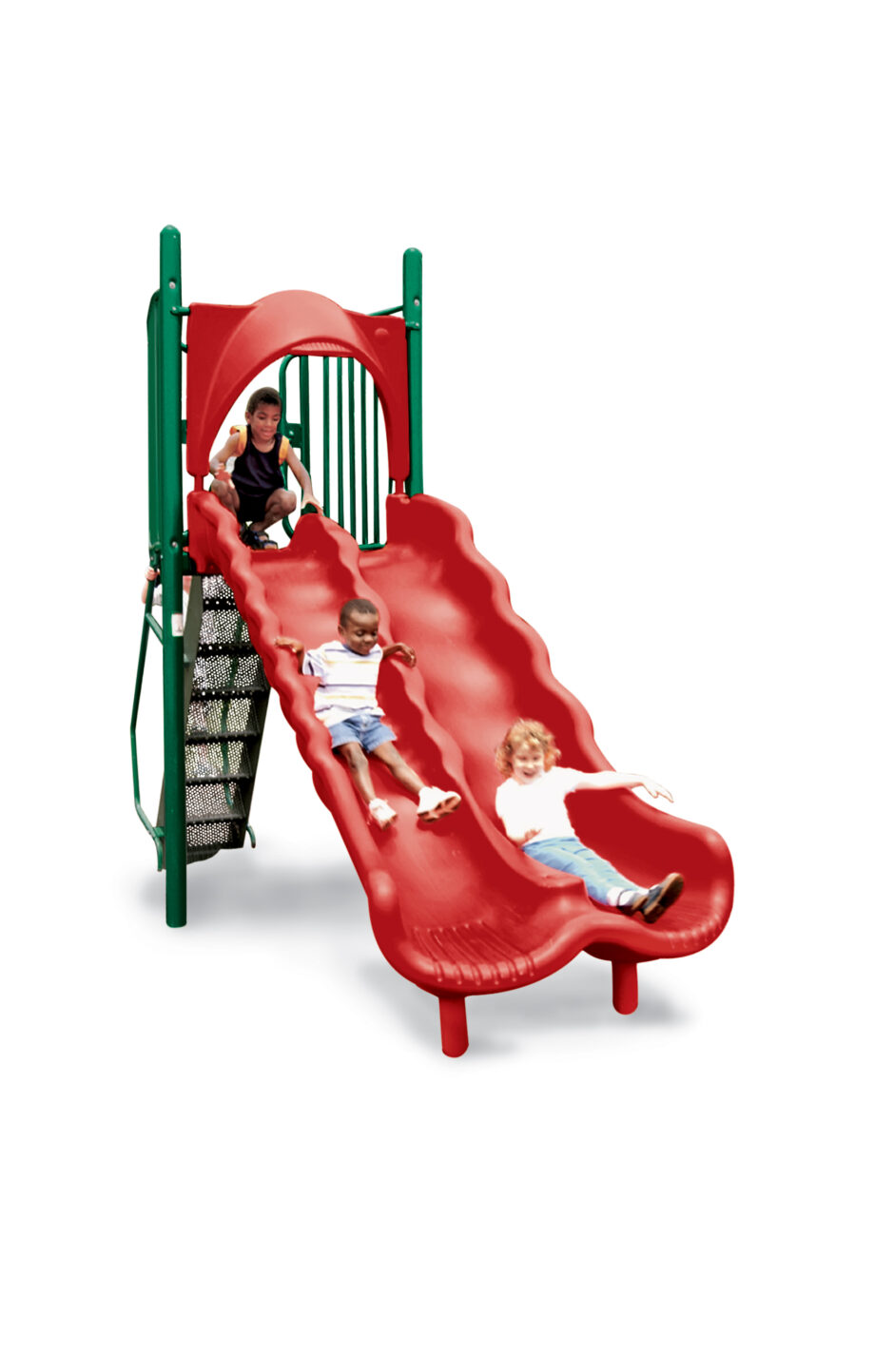 Dynamic Descent Slide w/ Slide-a-Side | Playground Equipment from Playworld