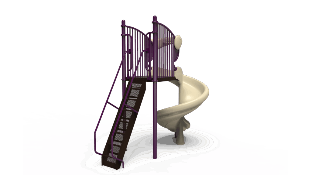 Nuvo™ 360 Degree Spiral Slide - Freestanding | Playground Equipment ...