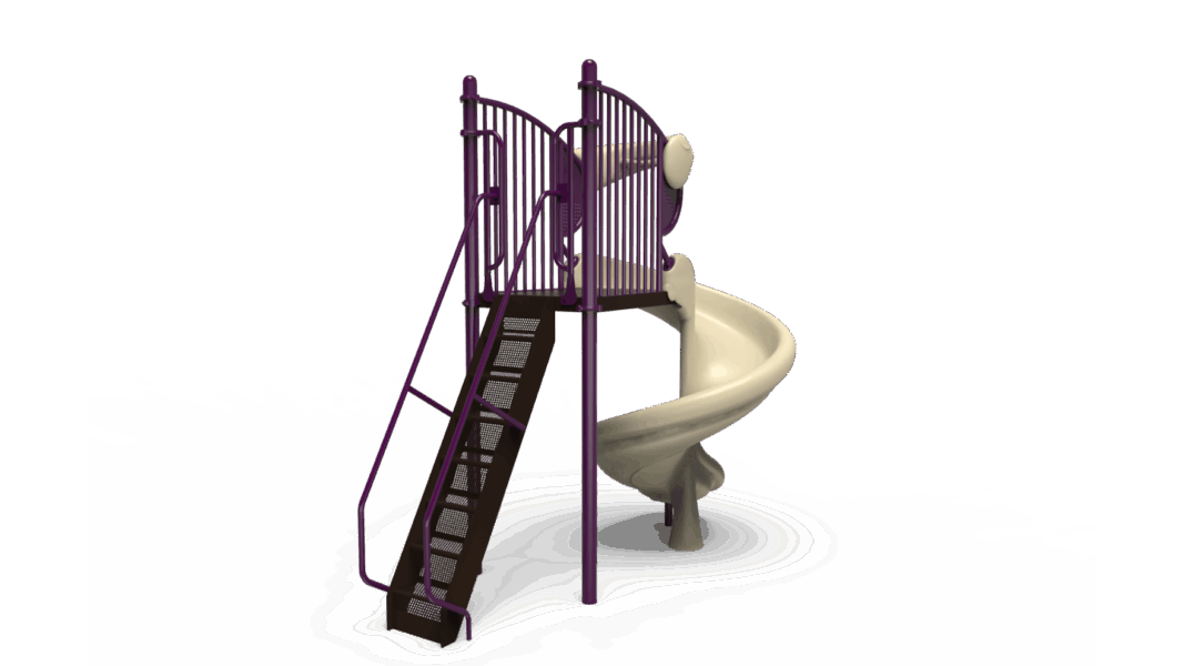 Nuvo™ 360 Degree Spiral Slide - Freestanding | Playground Equipment ...