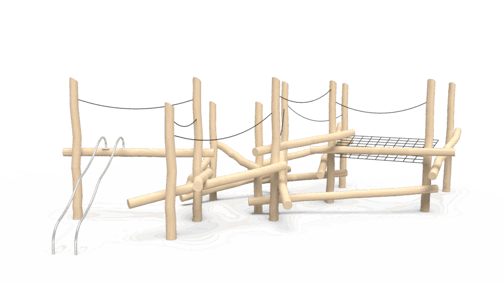 Timber Stacks: Nature-Inspired Playground Climbing | Playworld®
