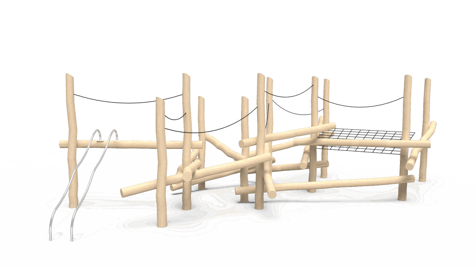 Timber Stacks: Nature-Inspired Playground Climbing | Playworld®