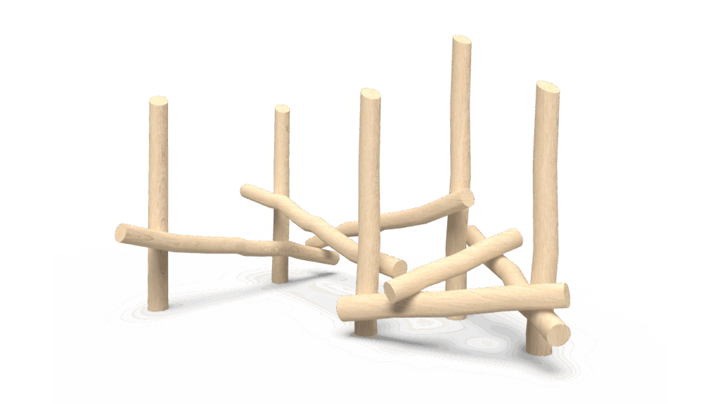 Timber Stacks: Nature-Inspired Playground Climbing | Playworld®
